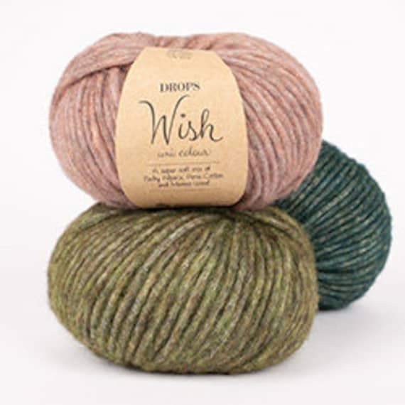 DROPS Wish / A Dreamy Blow Yarn in Baby Alpaca Merino Wool - Etsy