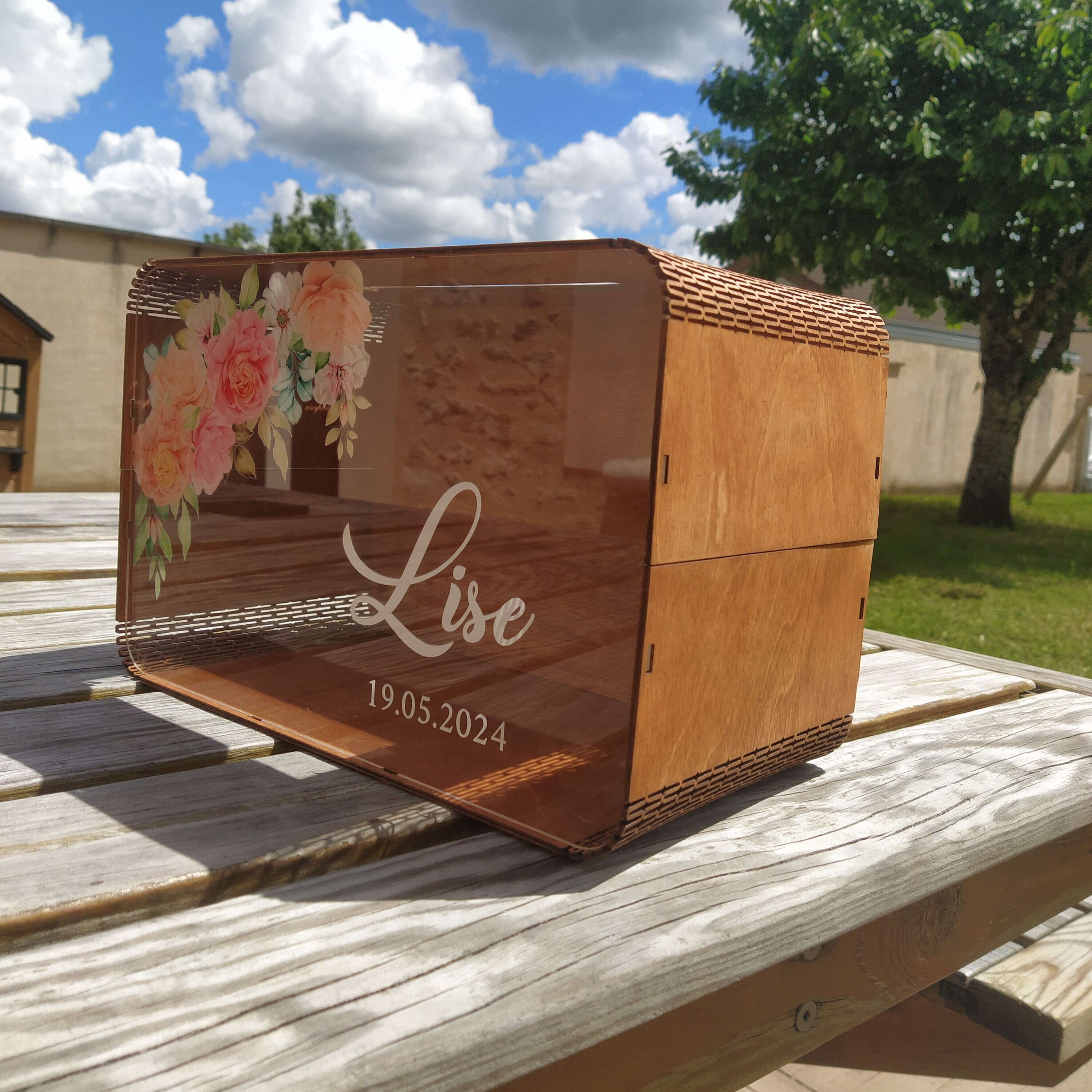Personalized Wooden Urn - Wedding Urn - Baptism Urn - Birthday Urn - Etsy