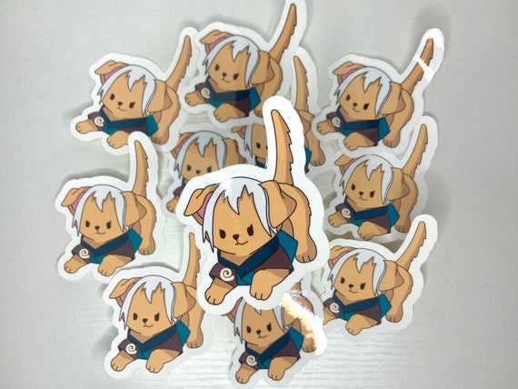 Jett Golden Retriever Valorant Dog Kawaii Sticker | Etsy
