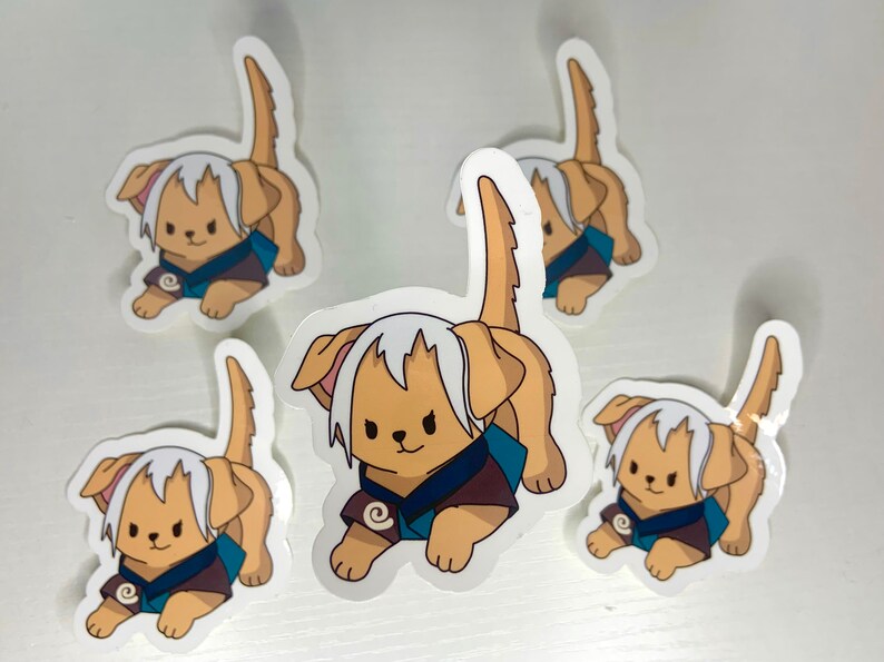 Jett Golden Retriever Valorant Dog Kawaii Sticker | Etsy