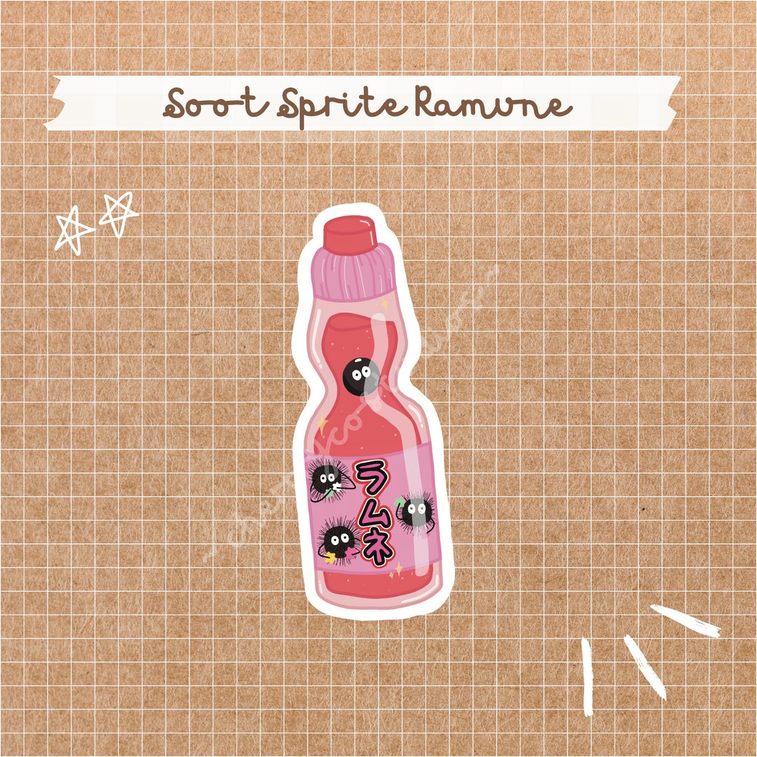 Kawaii Anime Soot Sprites Ramune Soda - Etsy