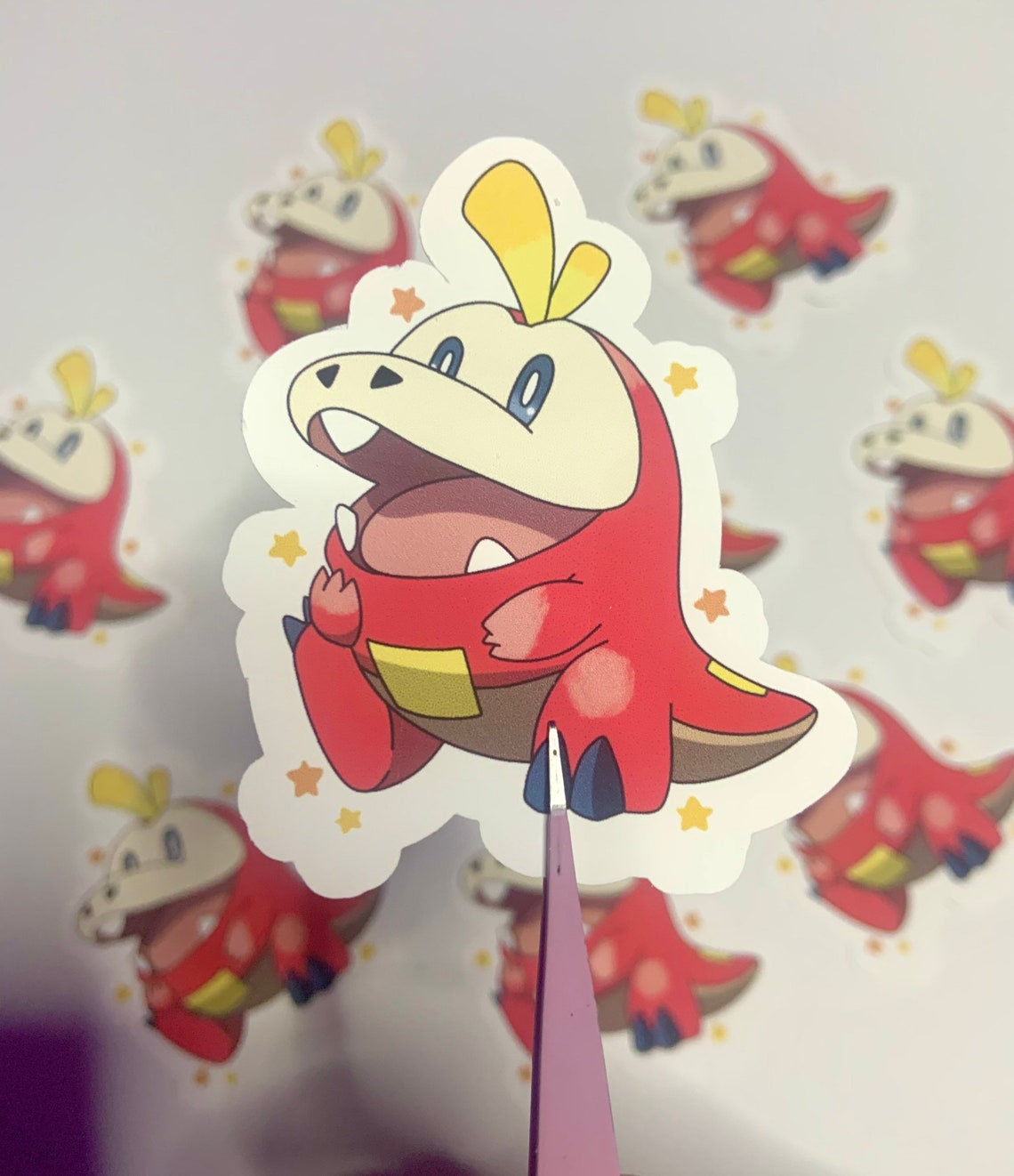 Fuecoco Pokemon Gen 9 Kawaii Glossy Matte Sticker | Etsy