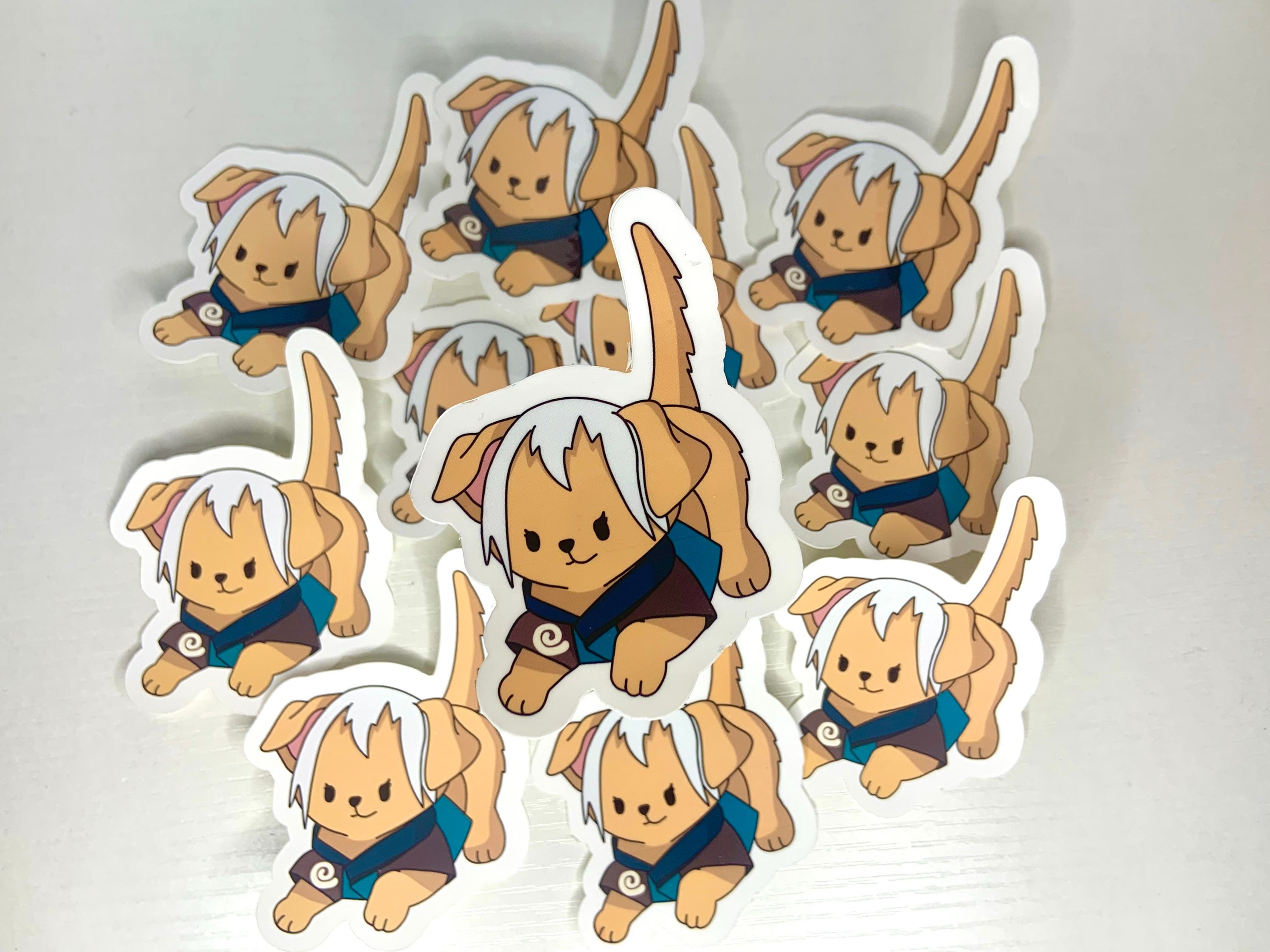 Jett Golden Retriever Valorant Dog Kawaii Sticker - Etsy