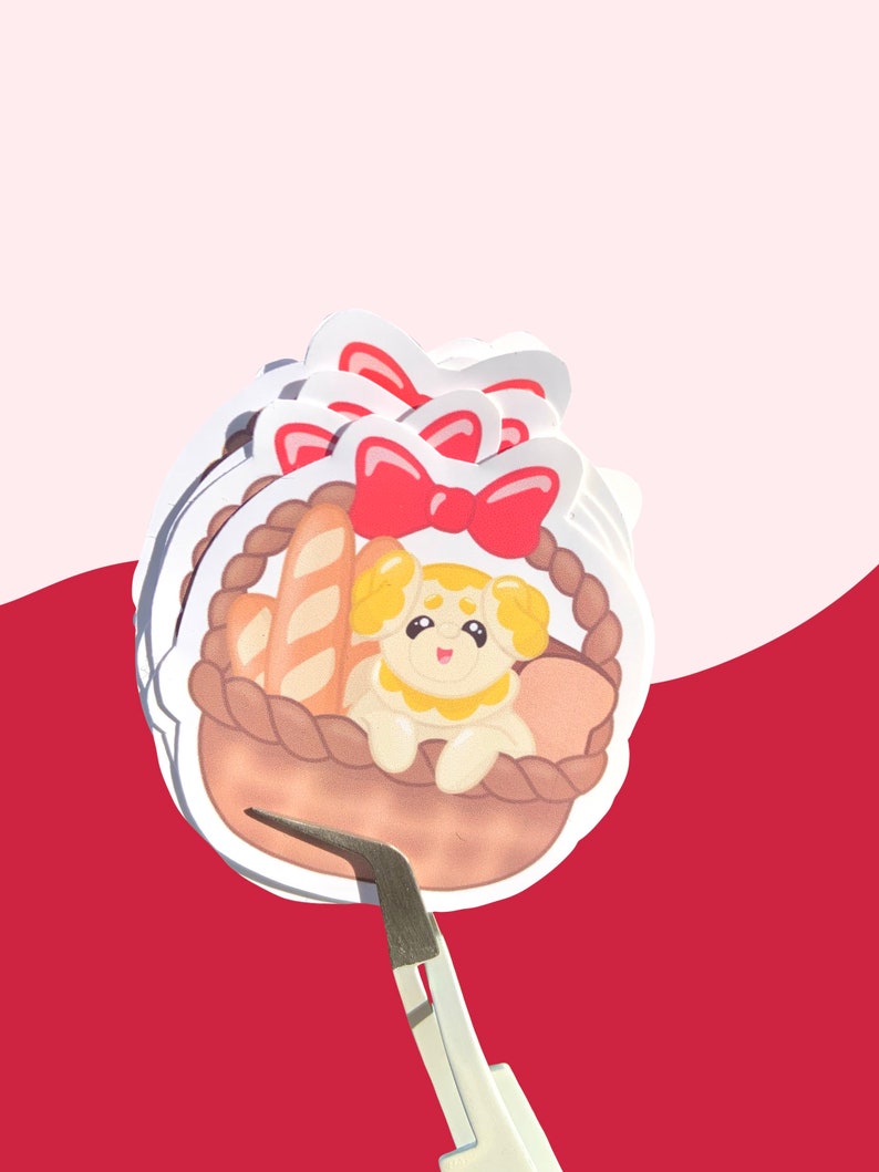 Kawaii Fidough Bread Bakery Pastries Cute Pokemon Sticker - Etsy