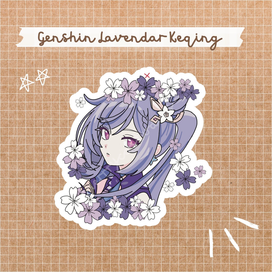 Cute Genshin Impact Anime Kawaii Glossy/matte Water Resistant Stickers ...
