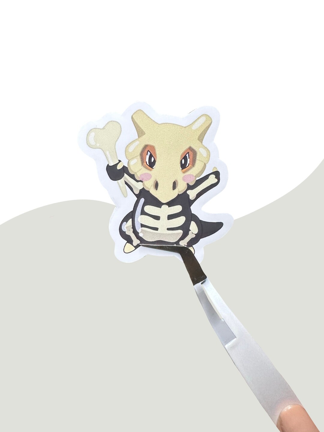 Cubone Skeleton Kawaii Halloween Anime Pokemon Glossy Matte - Etsy