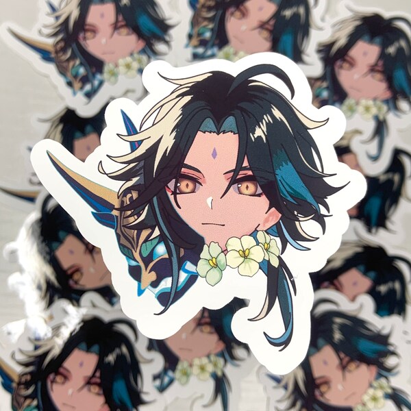 Genshin Anime Stickers - Etsy