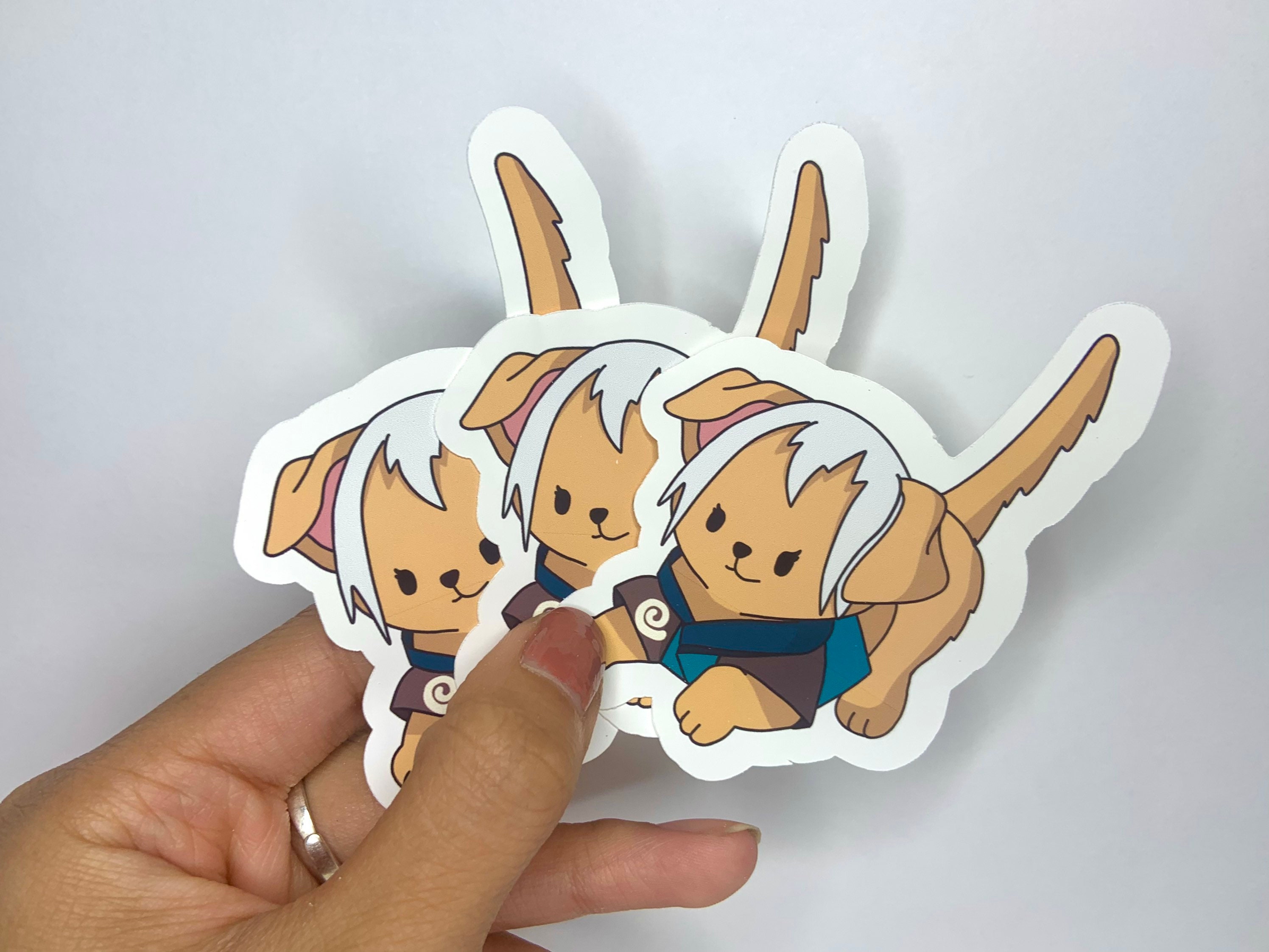 Jett Golden Retriever Valorant Dog Kawaii Sticker - Etsy