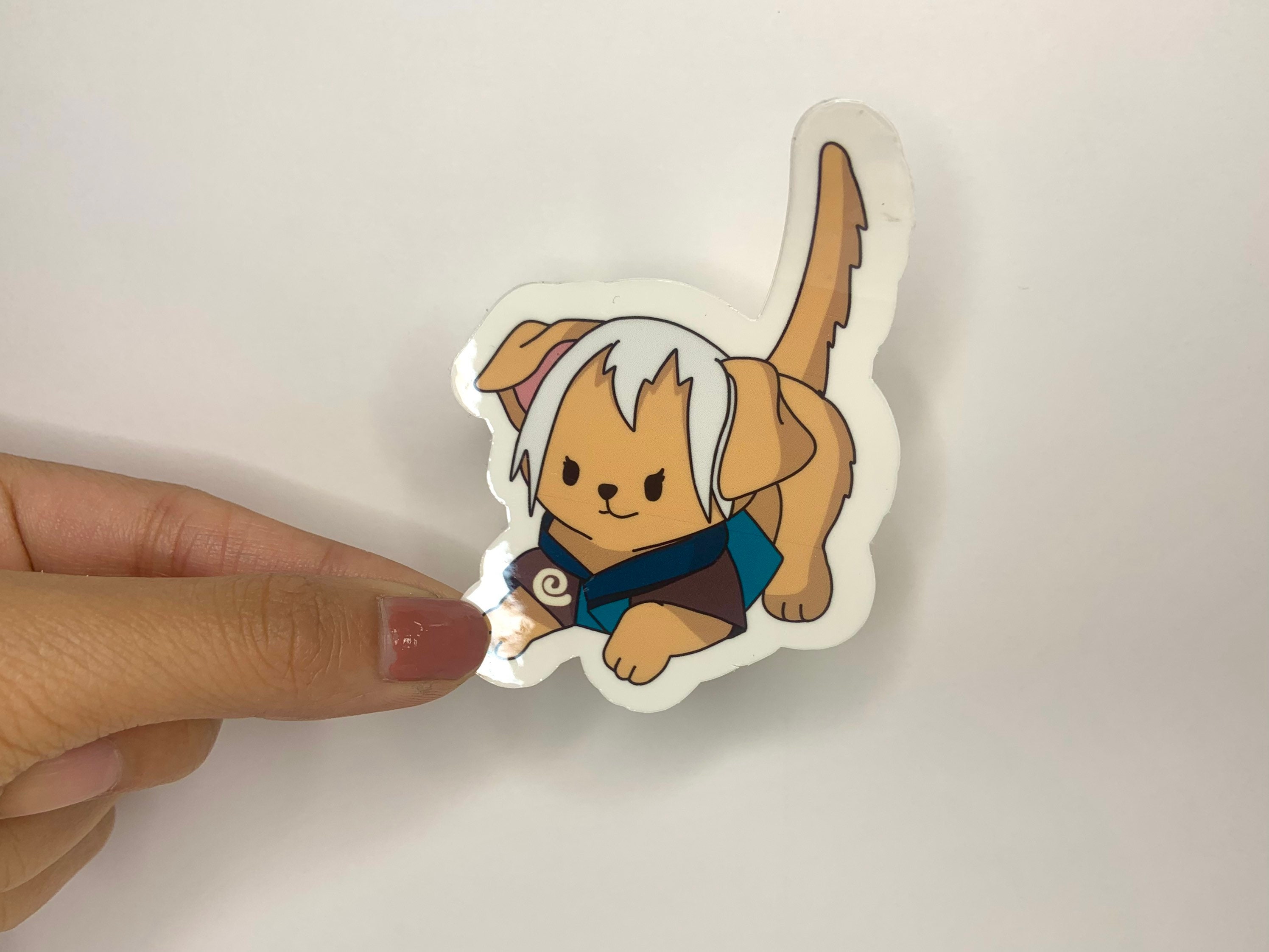 Jett Golden Retriever Valorant Dog Kawaii Sticker | Etsy