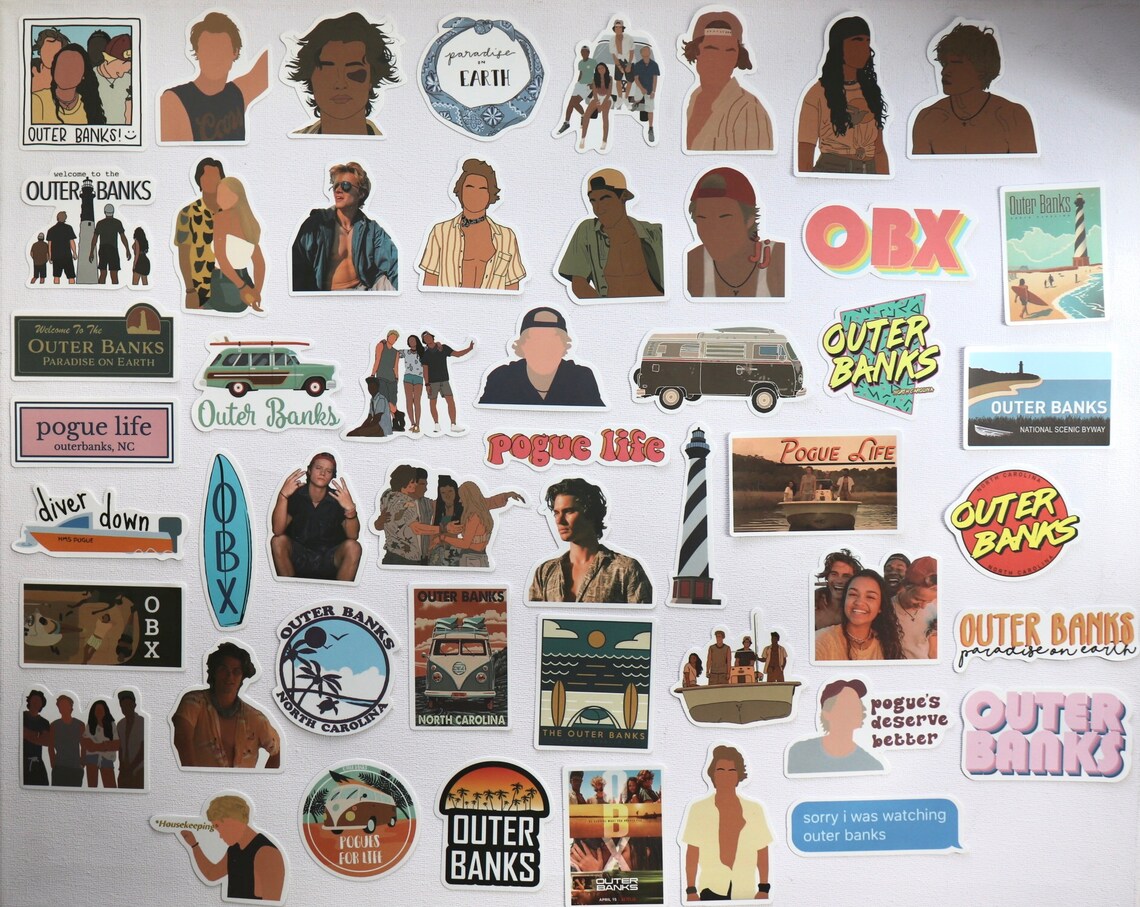 Outer Banks Stickers Autocollants Autocollants pour | Etsy
