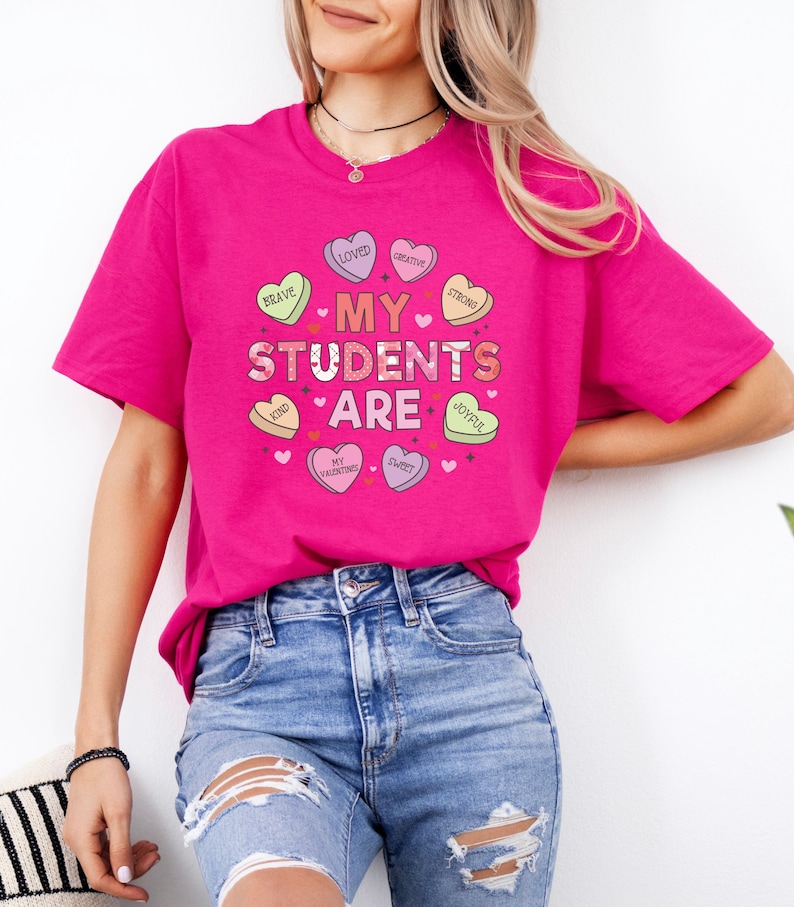 My Students Are Heart Teacher Valentine's Day Shirt, Valentine's Day ...