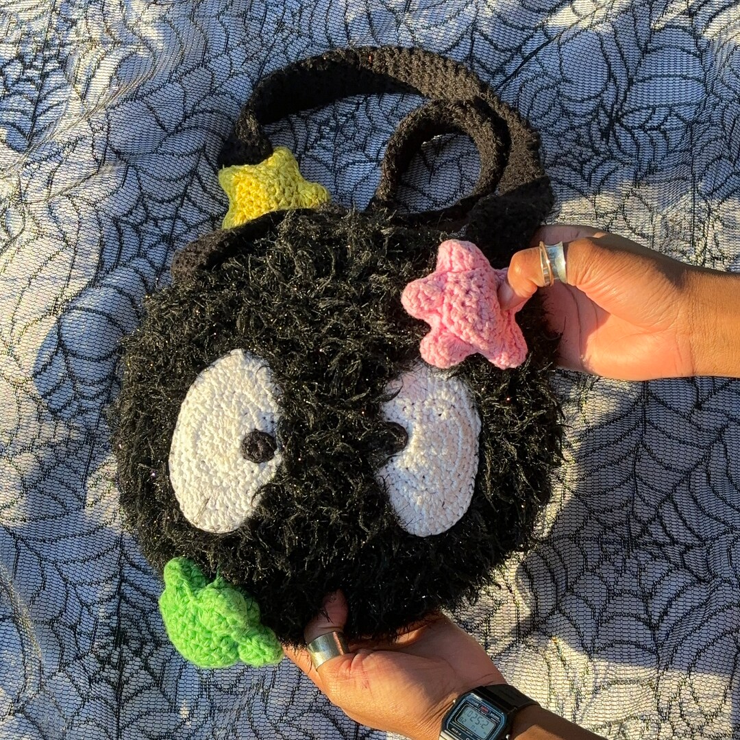 Crochet Soot Sprite Cross Body Bag - Etsy