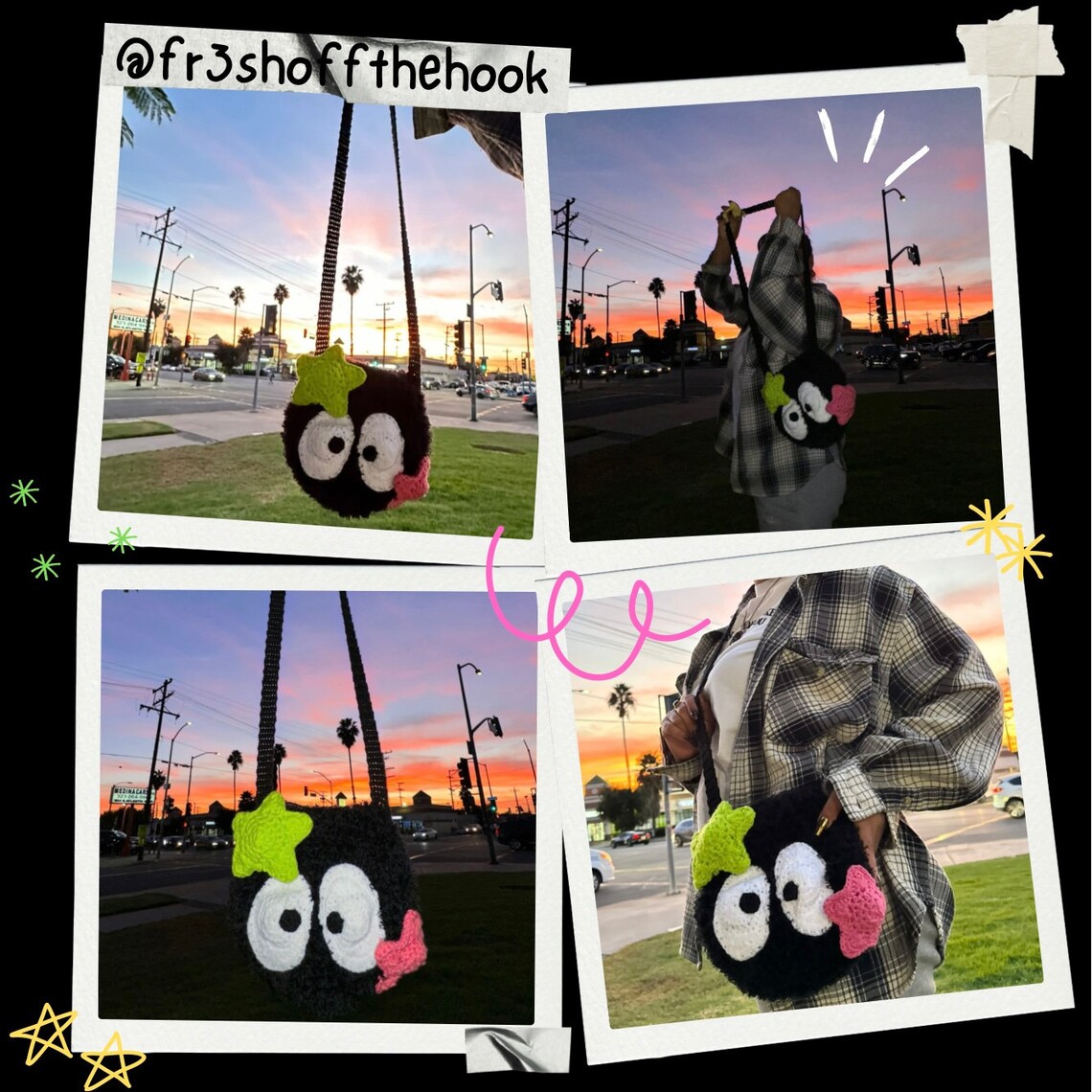 Soot Sprite Bag CROCHET PATTERN :) - Etsy Canada