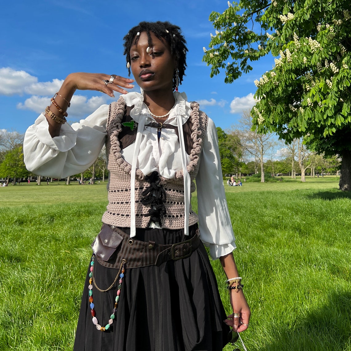 Eleanora Waistcoat CROCHET PATTERN : - Etsy