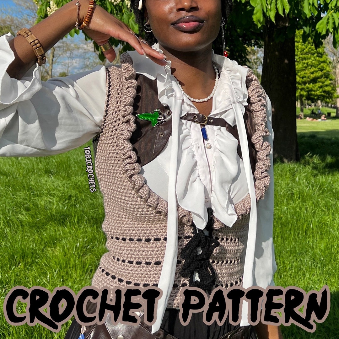 Eleanora Waistcoat CROCHET PATTERN :) - Etsy