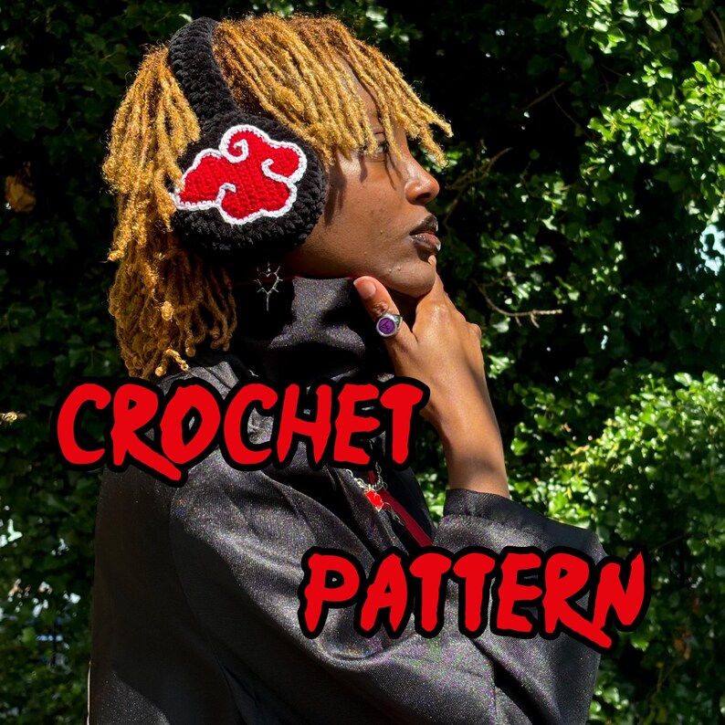 Akatsuki Ear Muffs- CROCHET PATTERN - Etsy