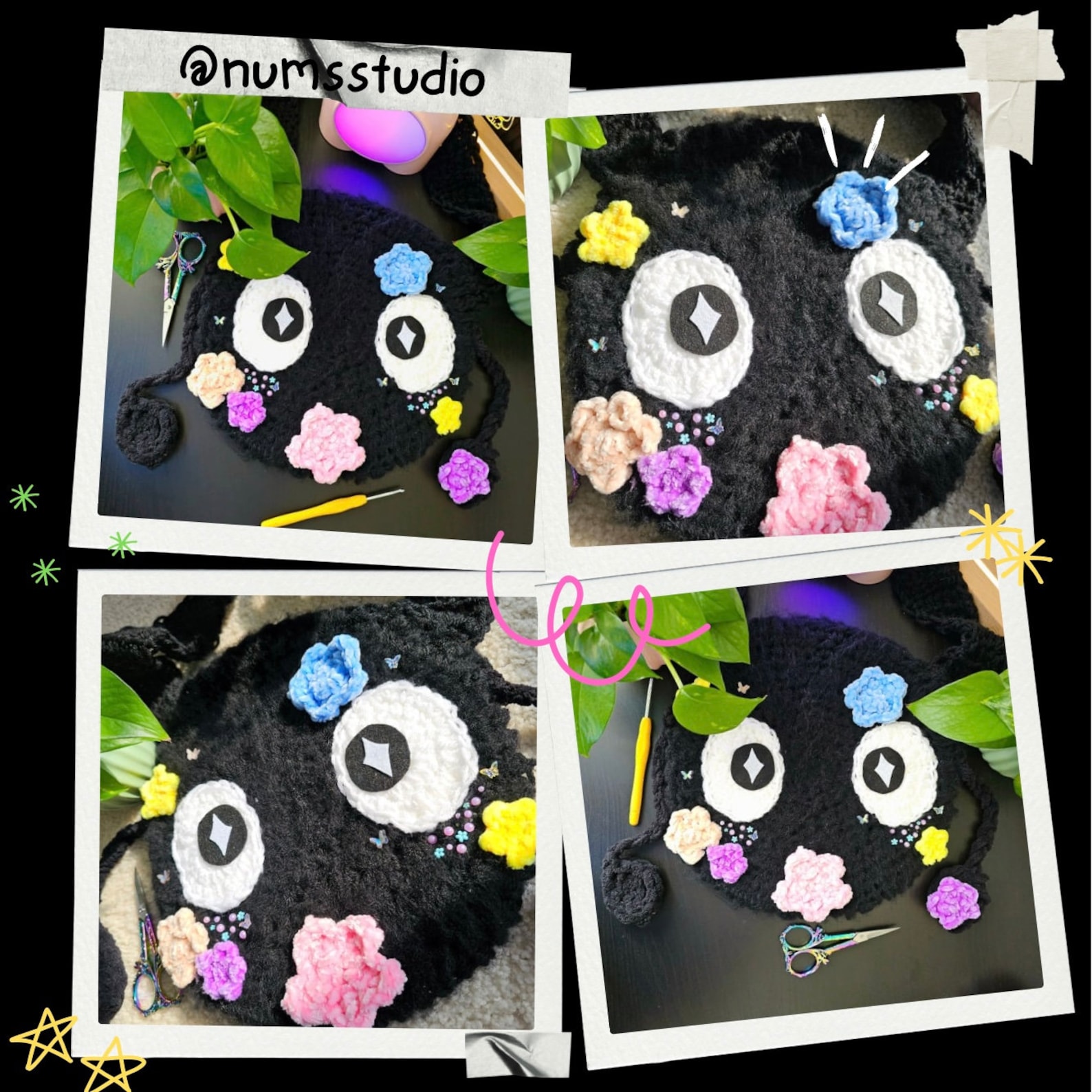 Soot Sprite Bag CROCHET PATTERN :) - Etsy