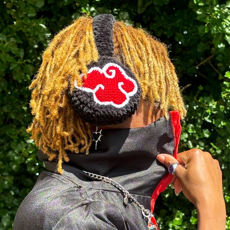 Akatsuki Ear Muffs- CROCHET PATTERN - Etsy
