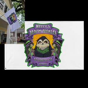 Kelly's Death Pickles Flag - Etsy