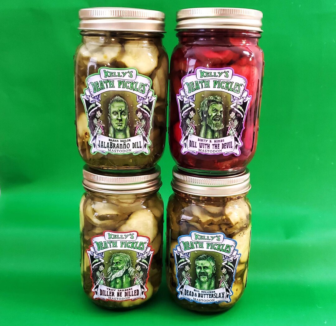 Mastodon Collection Kelly's Death Pickles 4-pack - Etsy