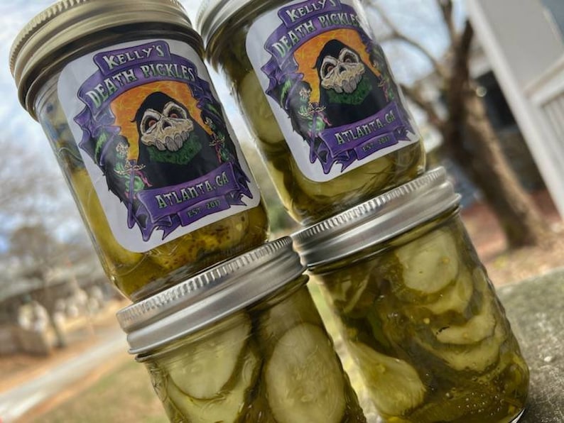 Pickle Flight Kelly's Death Pickles 4 8 Oz. Jar - Etsy