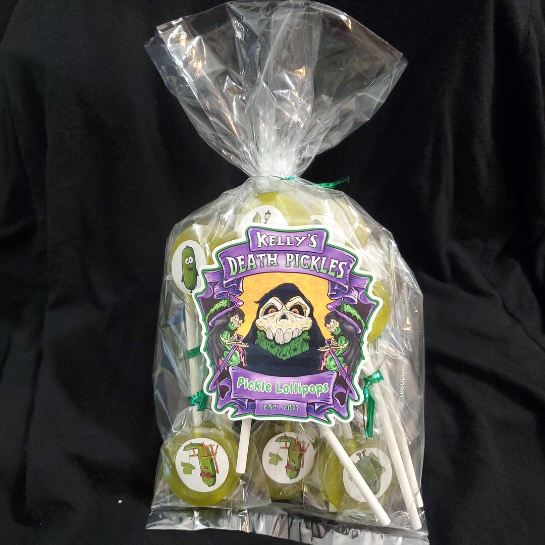 Pickle Flavored Lollipops by Kelly's Death Pickles - Unique Gift ...