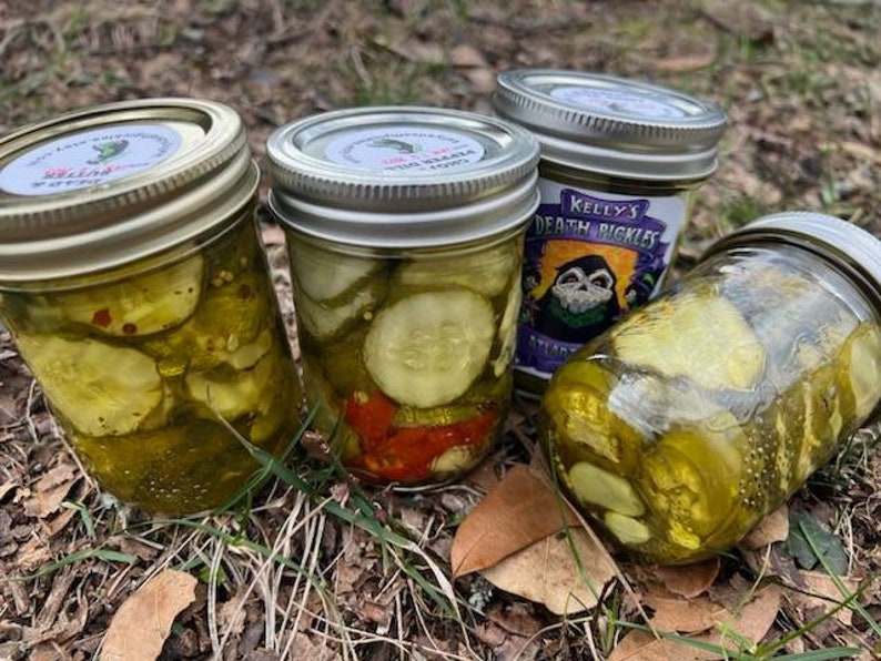 Pickle Flight Kelly's Death Pickles 4 8 Oz. Jar - Etsy