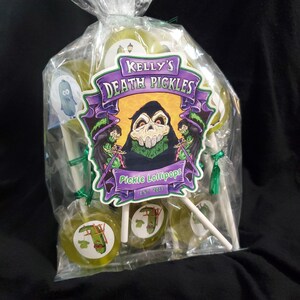 Pickle Flavored Lollipops by Kelly's Death Pickles - Unique Gift ...