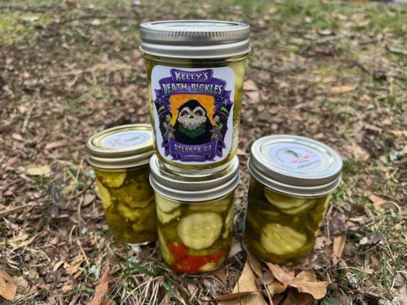 Pickle Flight Kelly's Death Pickles 4 8 Oz. Jar - Etsy