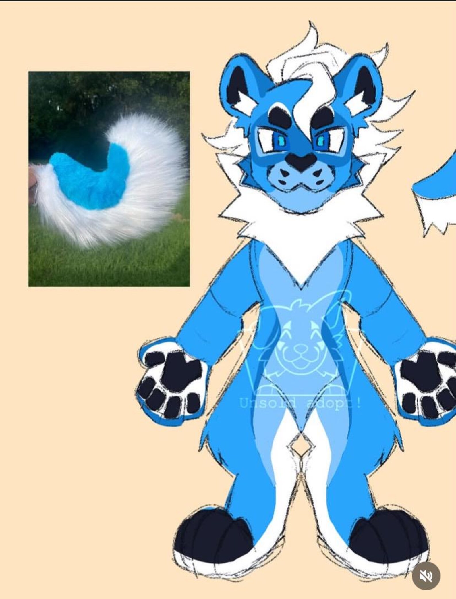Fursuit Tail + Custom Character [4 SLOTS OPEN] | Fursuit/cosplay Tail ...