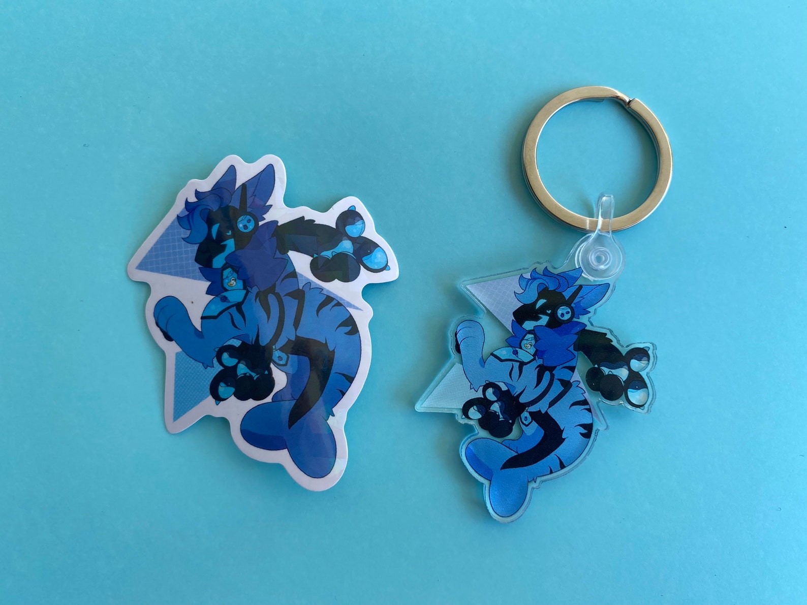 Dance Baby Dance furry Protogen Vinyl Holographic Sticker - Etsy