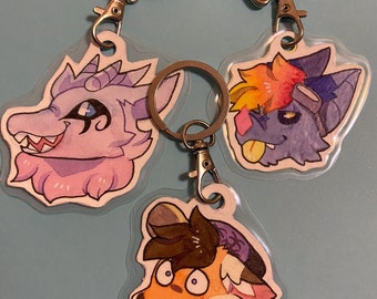 Furry Custom Keychain - Etsy