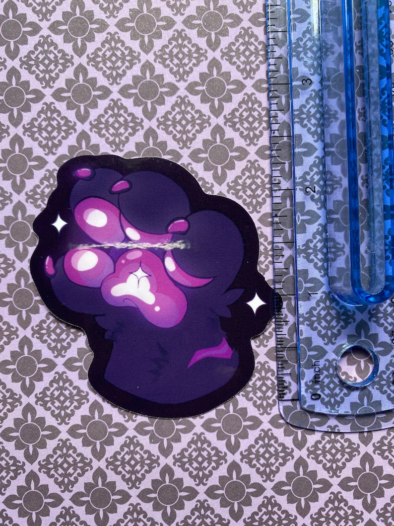 Maw&paw Furry Vinyl Maw Paw Stickers - Etsy