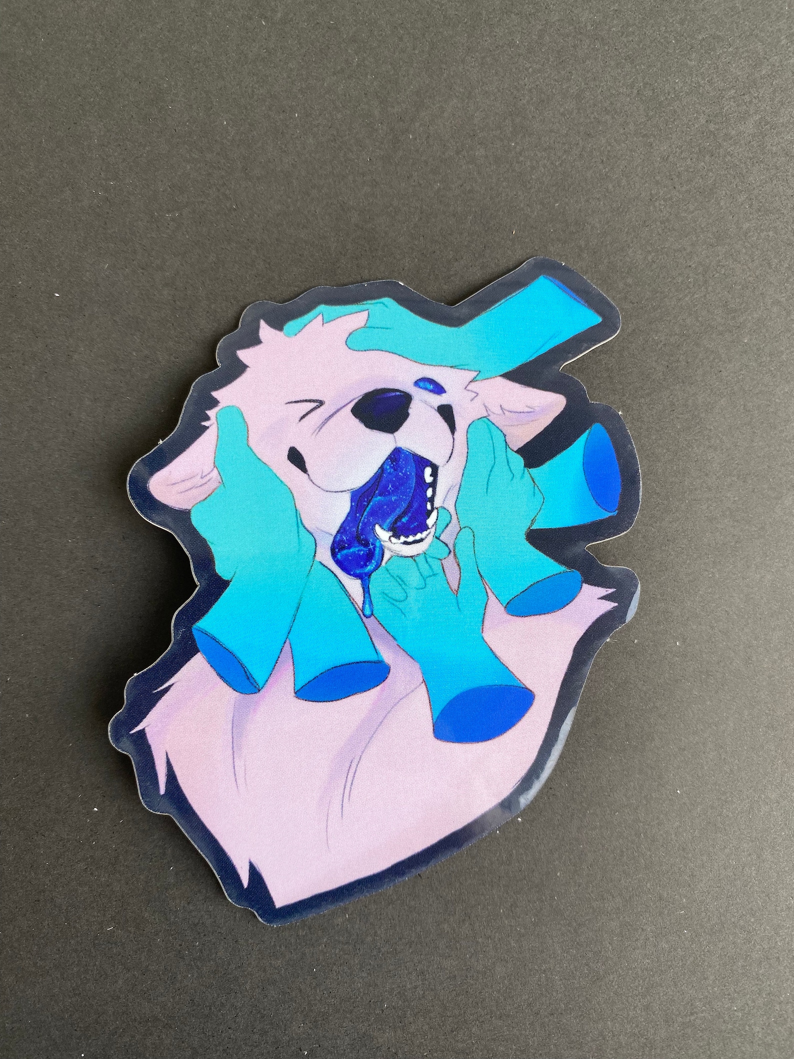 Headpats Furry Die-cut Vinyl Sticker - Etsy