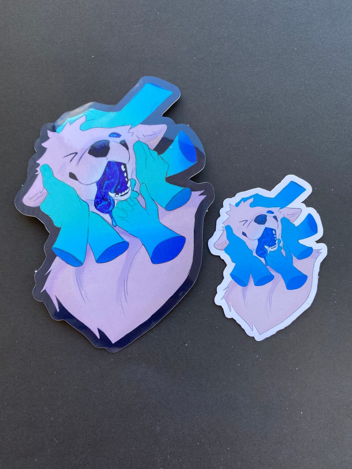 Headpats Furry Die-cut Vinyl Sticker - Etsy
