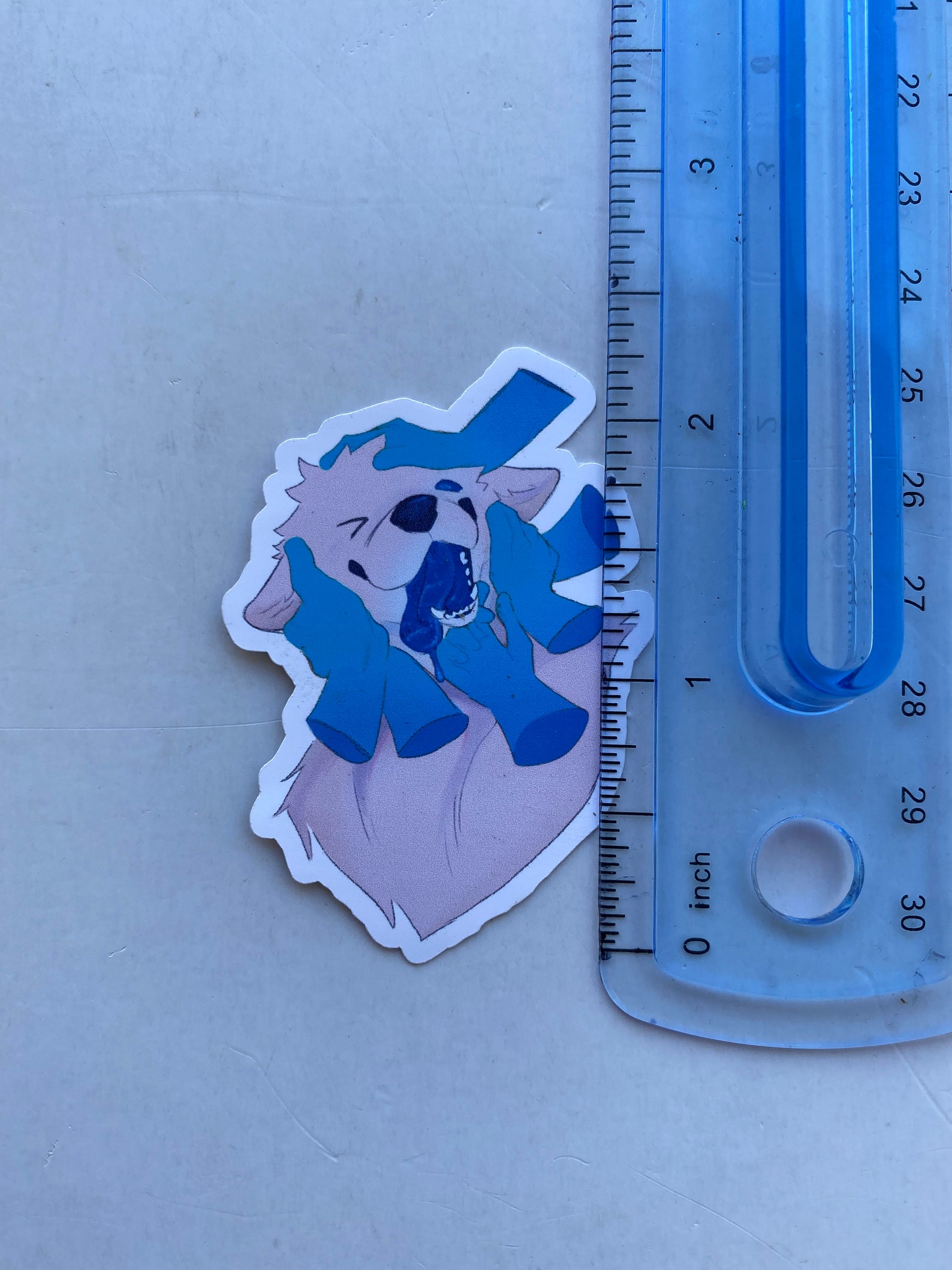 Headpats Furry Die-cut Vinyl Sticker - Etsy Norway