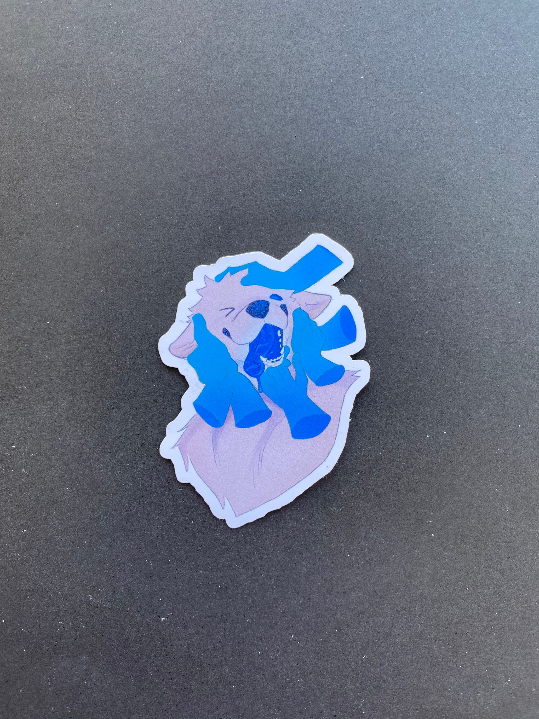 Headpats Furry Die-cut Vinyl Sticker - Etsy Norway