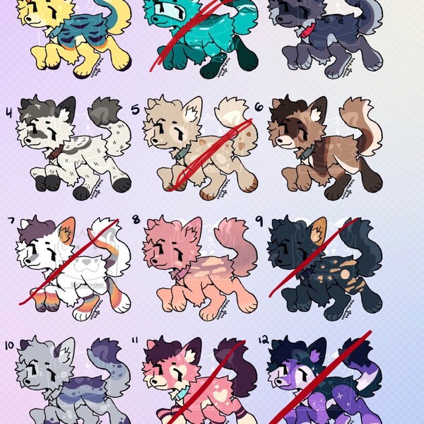 Furry Fandom Art Base - Etsy