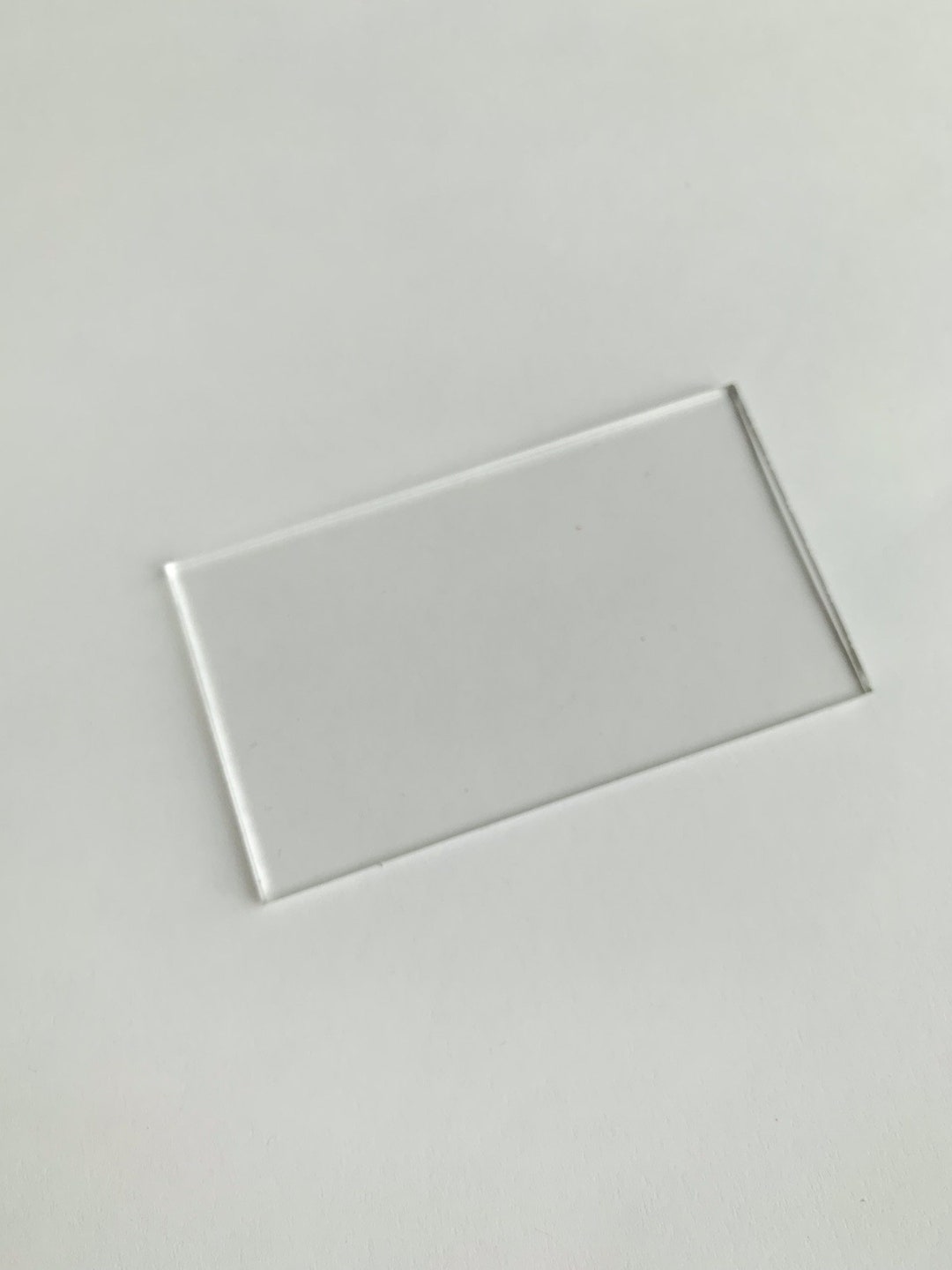 10 Rectangle Acrylic Blank | Rectangular Acrylic for Place Card | 2x3.5 ...