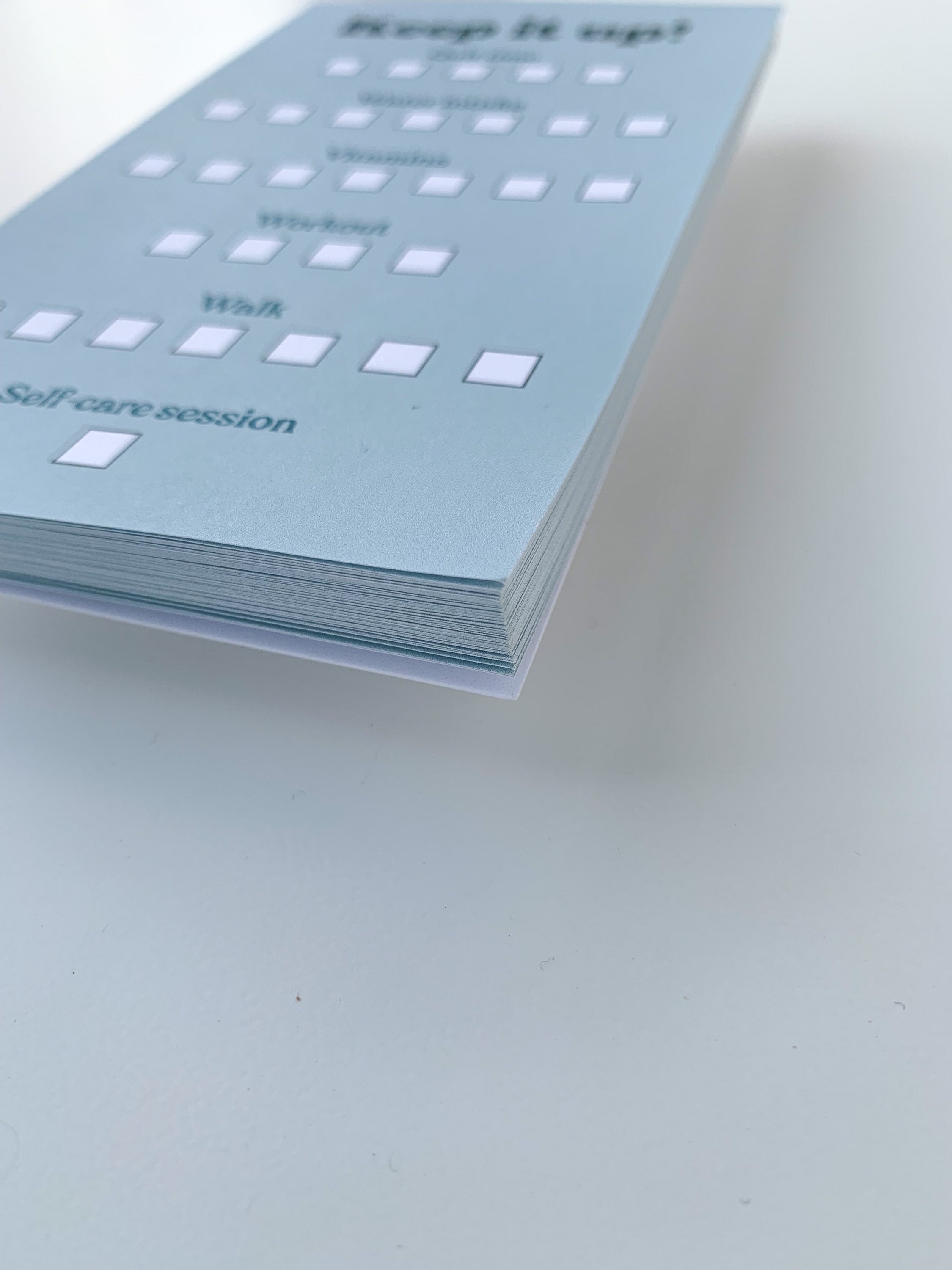 Keep It up Notepad Habit Tracker Notepad Planner Accessory - Etsy