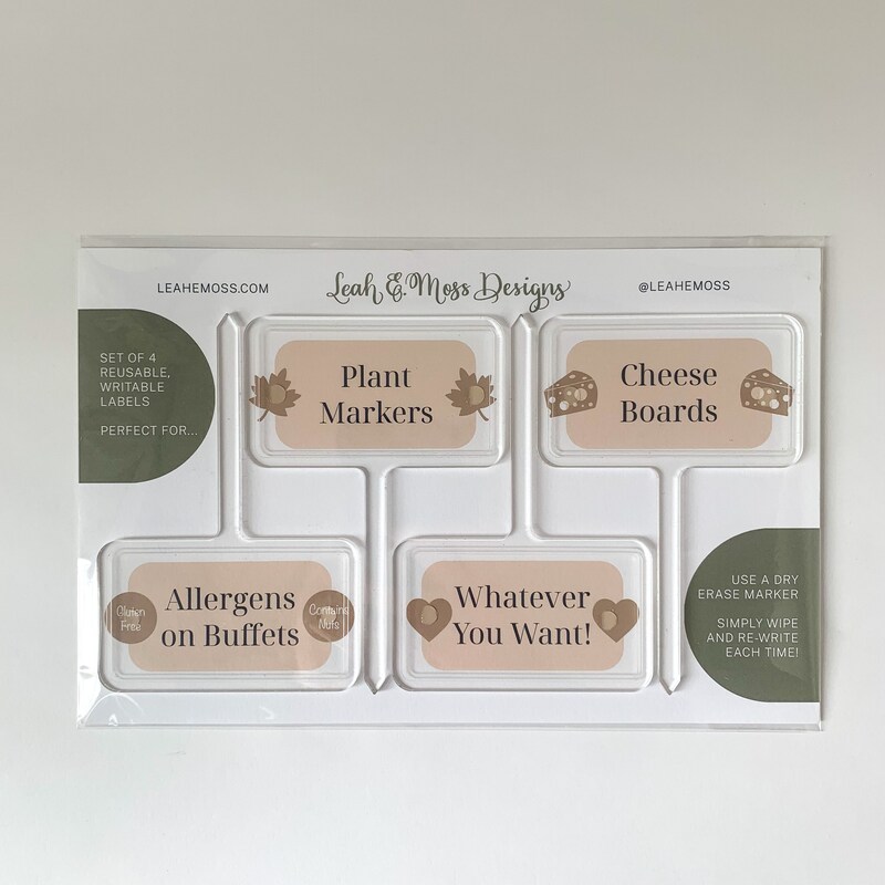 Buffet Markers - Etsy
