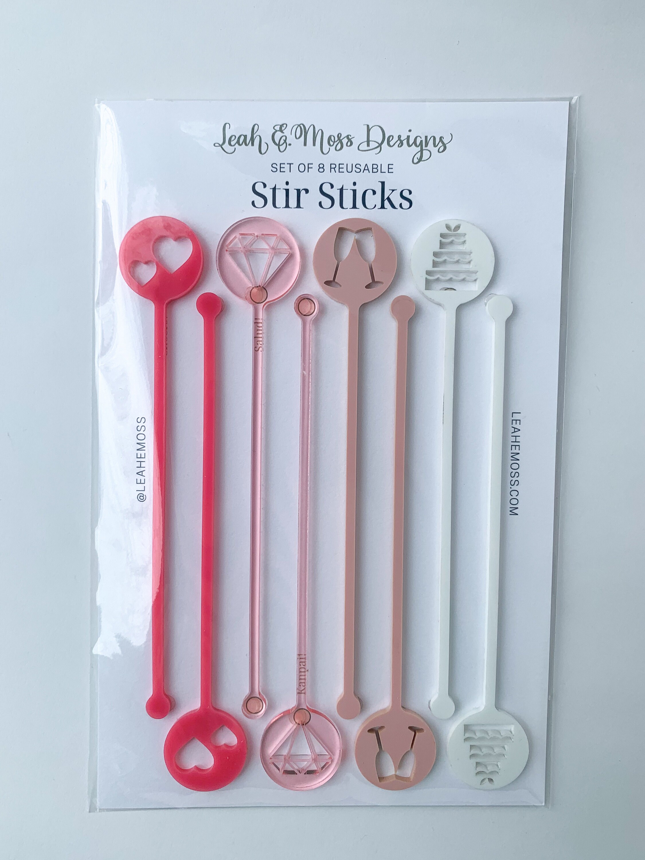 Bridal Stir Sticks, Bridal Shower Swizzle Sticks, Drink Stirrers for ...