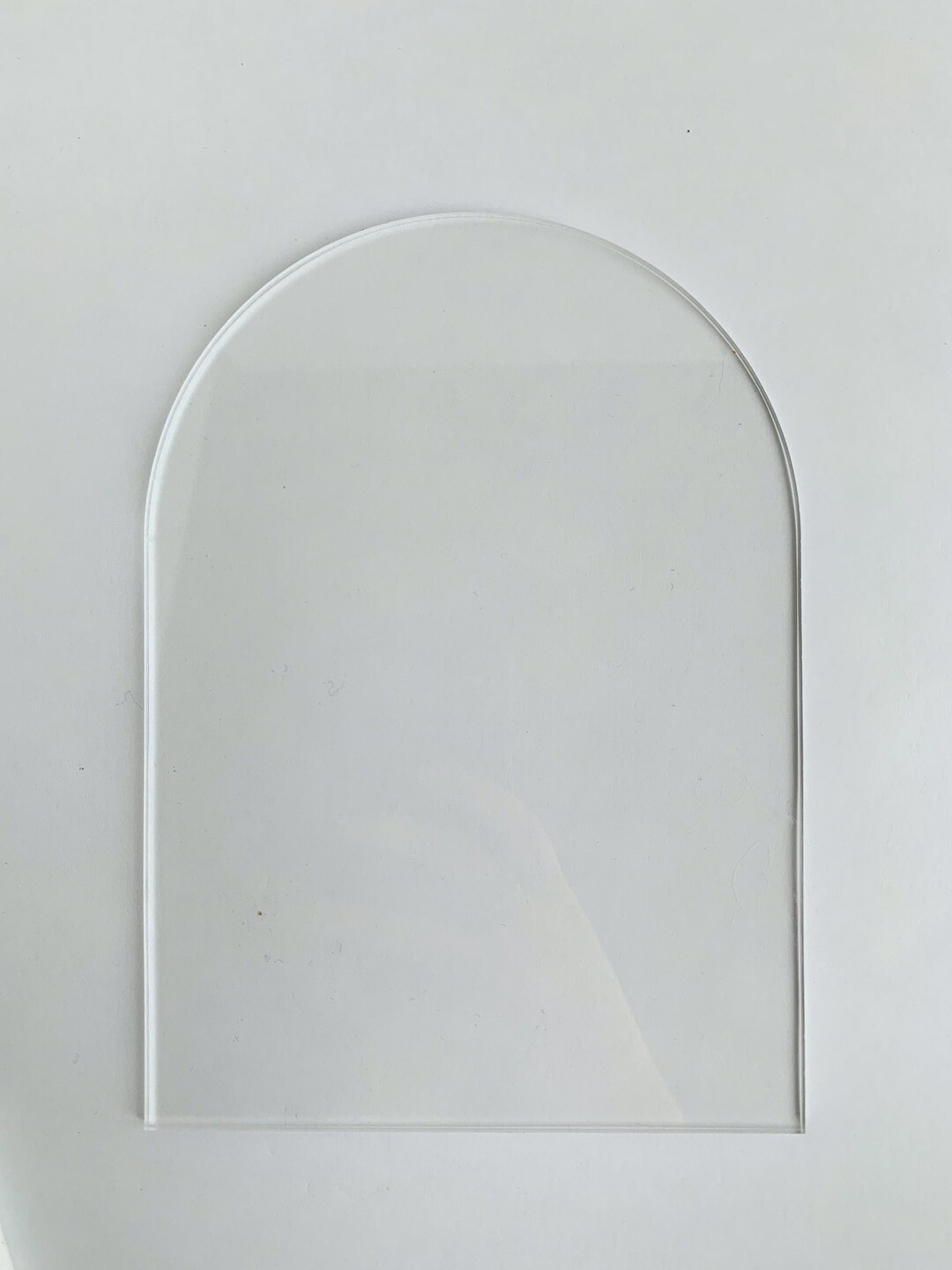 5x7" Arch Acrylic Blank | Oblong Acrylic for Sign | Arched Acrylic DIY ...