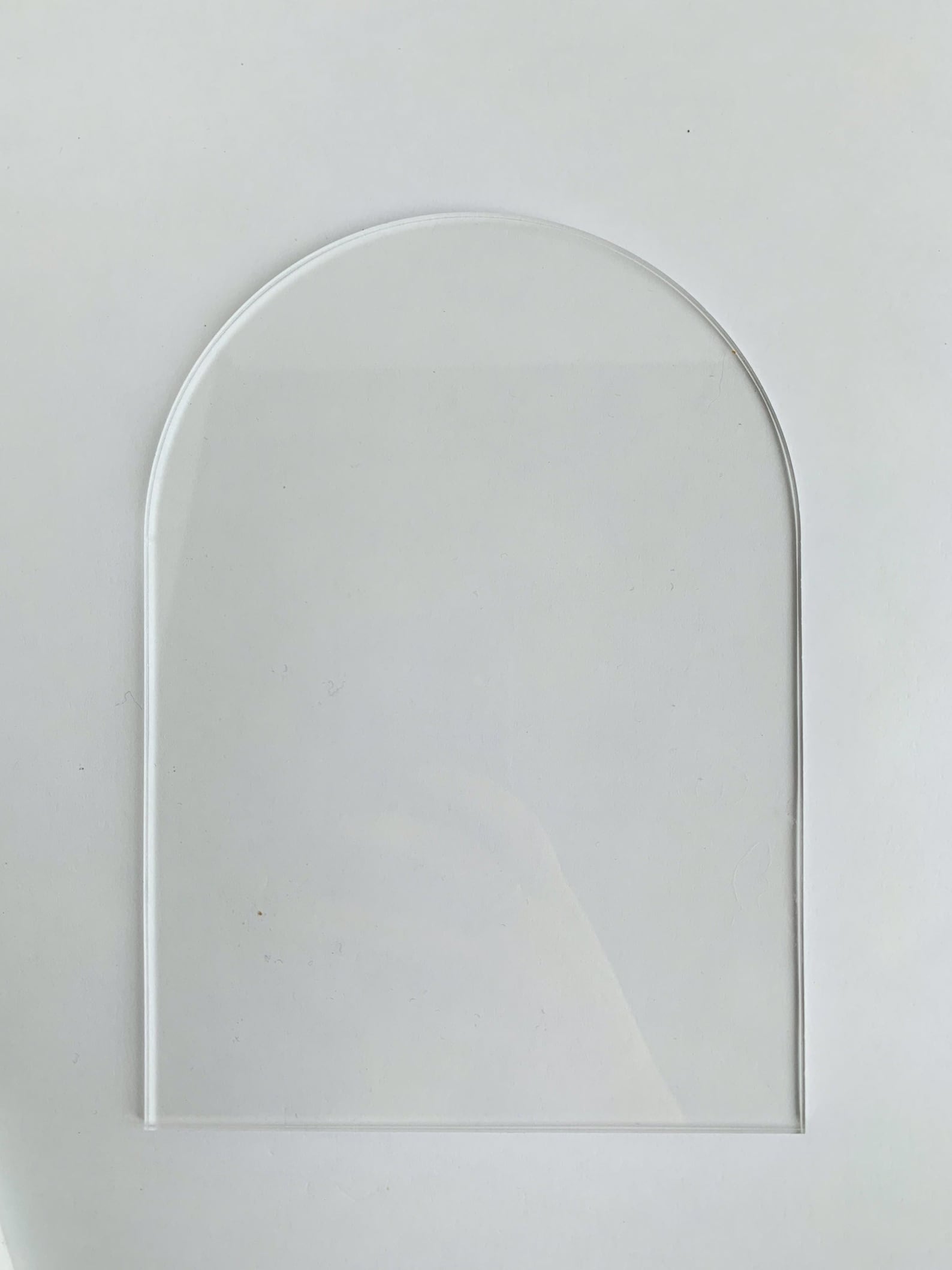 5x7" Arch Acrylic Blank | Oblong Acrylic for Sign | Arched Acrylic DIY ...