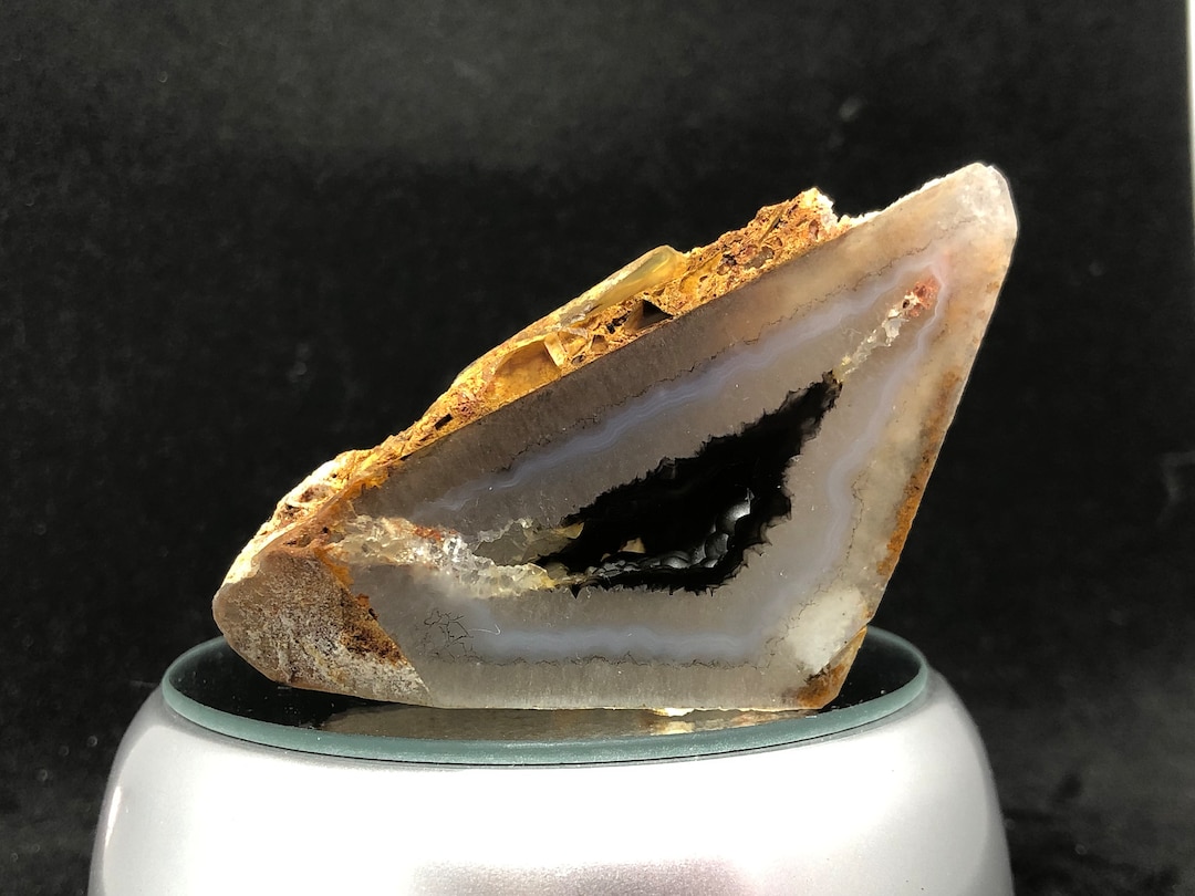 RARE Polished Parallax POLYHEDRAL Agate Paraiba Brazil - Etsy