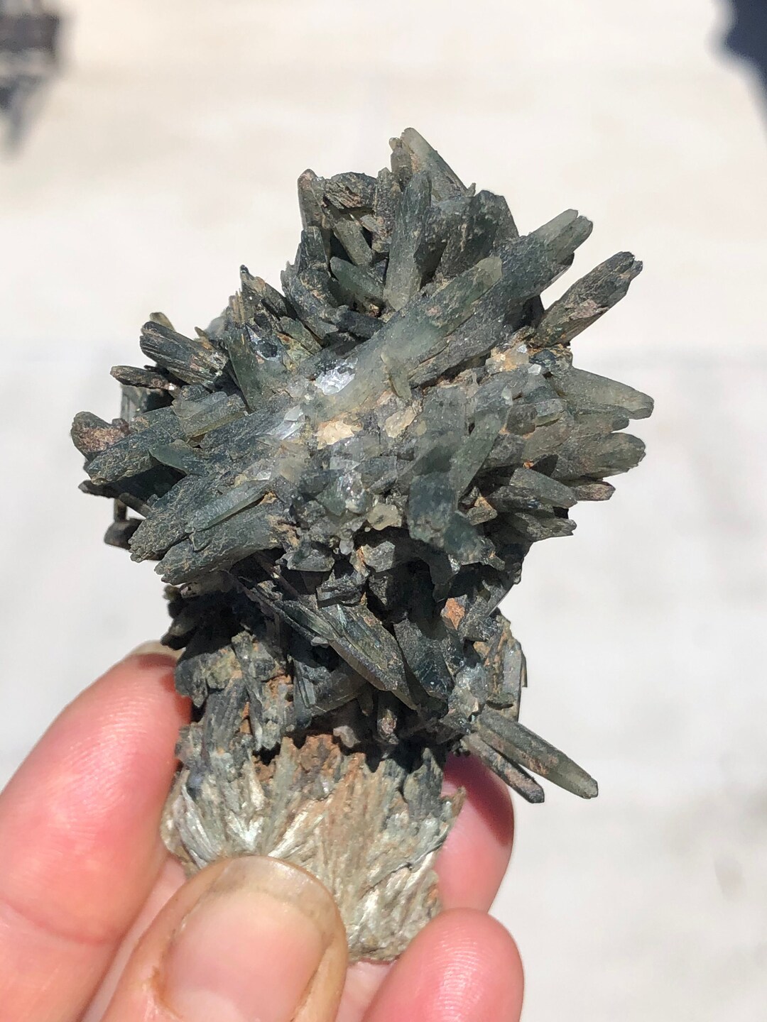 RARE Serifos Green Quartz Prase Cluster Unusual - Etsy