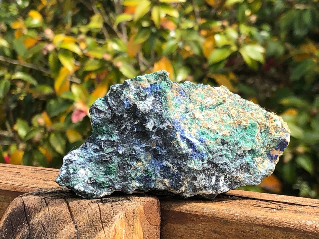 RARE FIND Tui Mine Azurite and Malachite Specimen on Galena Matrix New ...