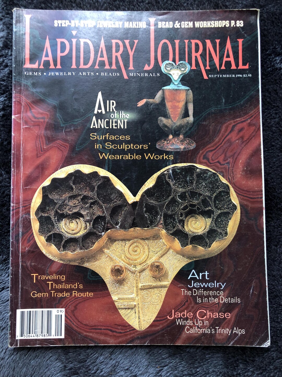 Lapidary Journal Magazine January 1996 - Etsy