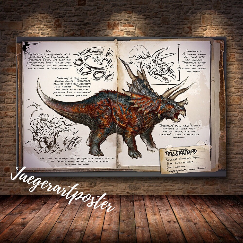 Ark: Survival Evolved Canvas Poster Canvas Print Wall Art | Etsy