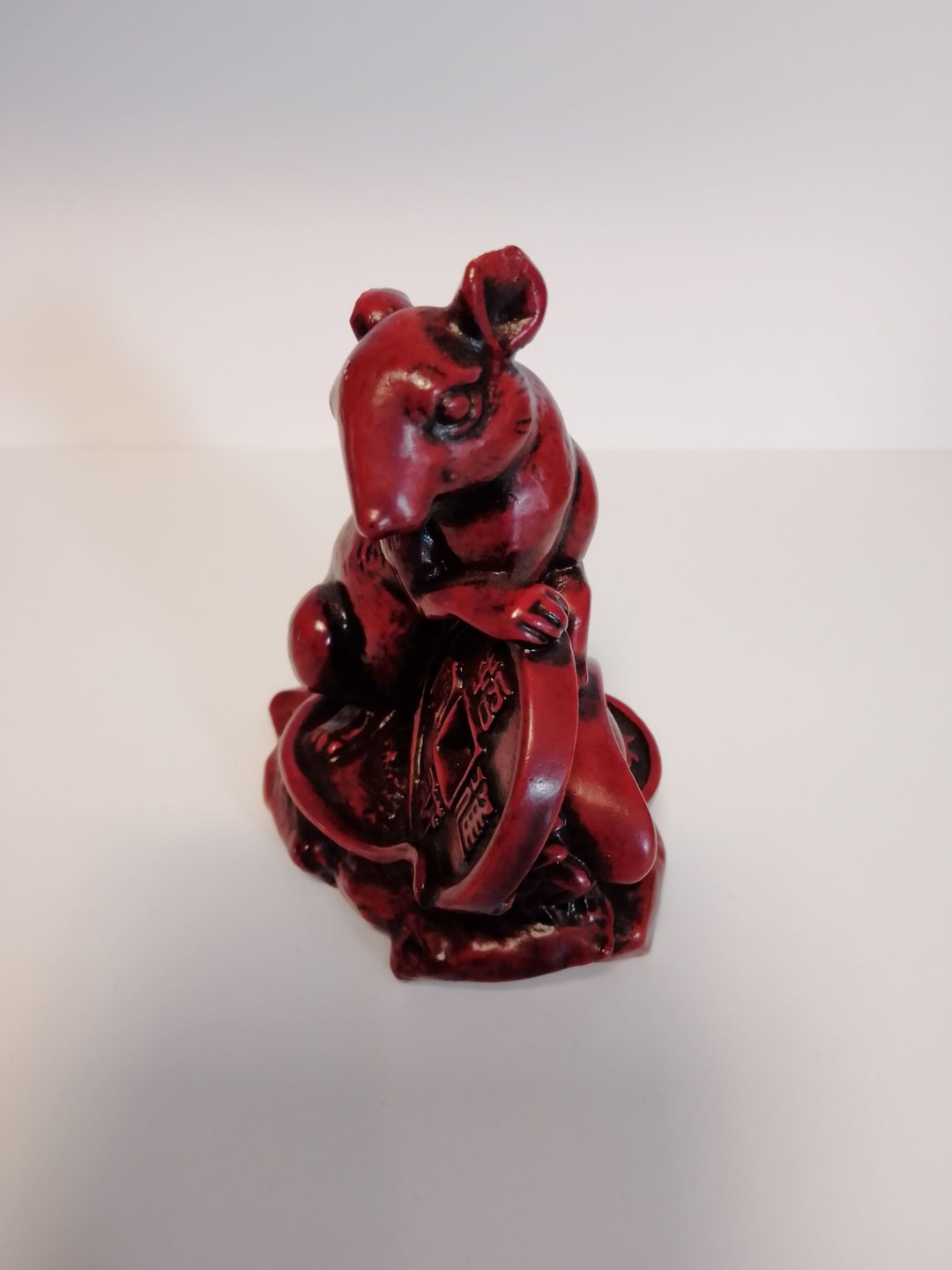 Vintage Chinese Rat Pottery Figurine - Etsy UK